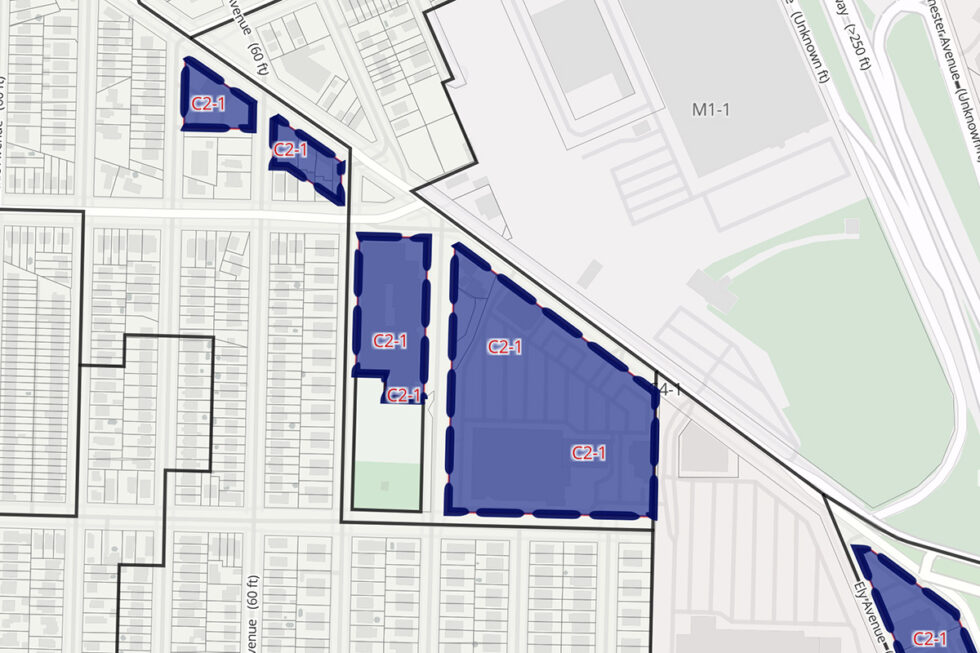 C2-1 Zoning NYC, Commercial Overlay · Vinculum Architecture